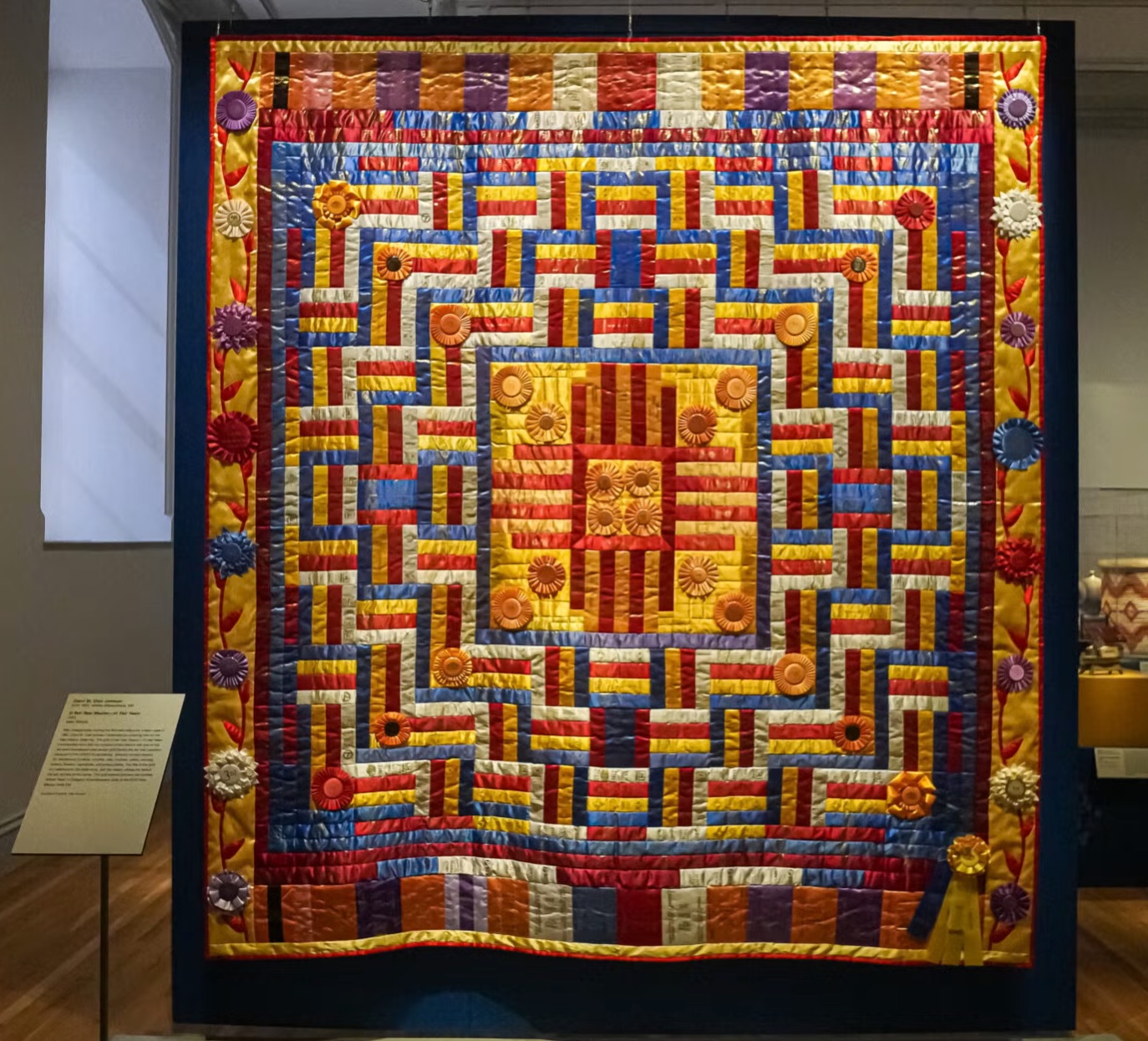 Carol Johnson's "Smithsonian" Ribbon Quilt - The Quilt Show Quilting Blog