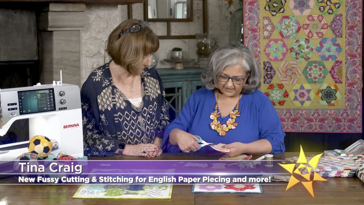 Trailer 3705: New Fussy Cutting and Stitching for English Paper Piecing ...