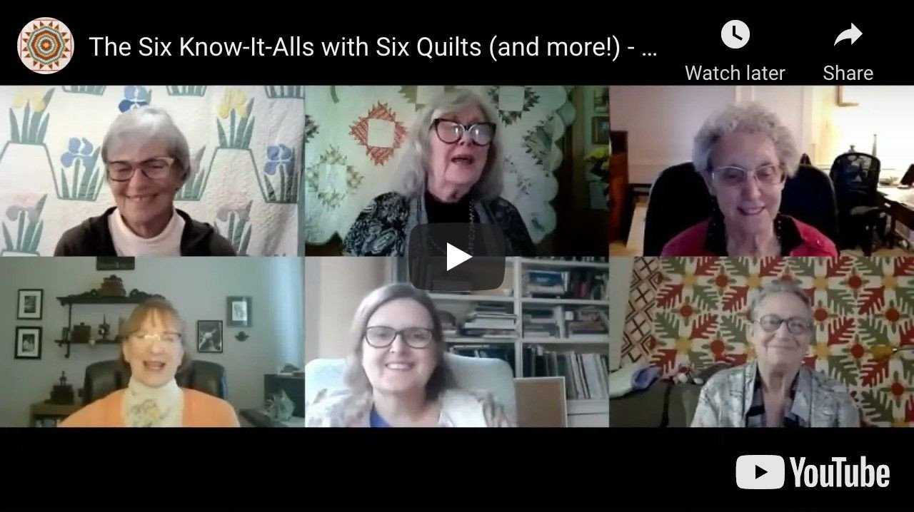 The Six Know-It-Alls with Six Quilts (and More!) - The Quilt Show ...