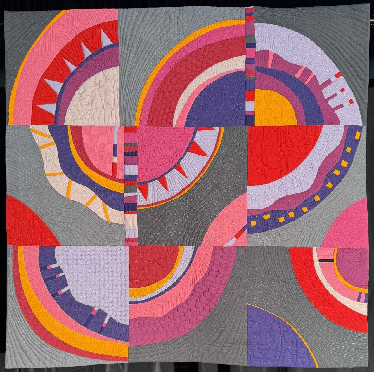 See "Radiant Ripples", a Quilt by Nina Clotfelter - The Quilt Show ...