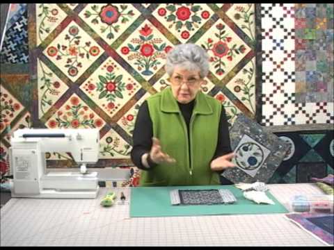 Sharon Pederson - Lesson 12 - Adding Borders to an Already Quilted Quilt